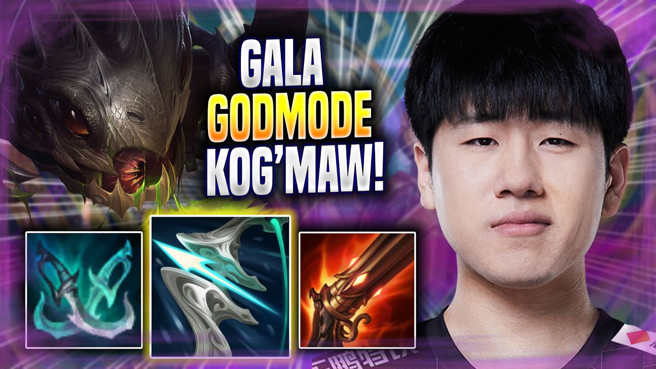 GALA LITERALLY GOD MODE WITH KOG'MAW! - RNG GALA Plays Kog'maw ADC vs ...