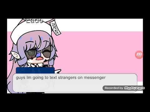 texting strangers off messenger read discription - YouTube