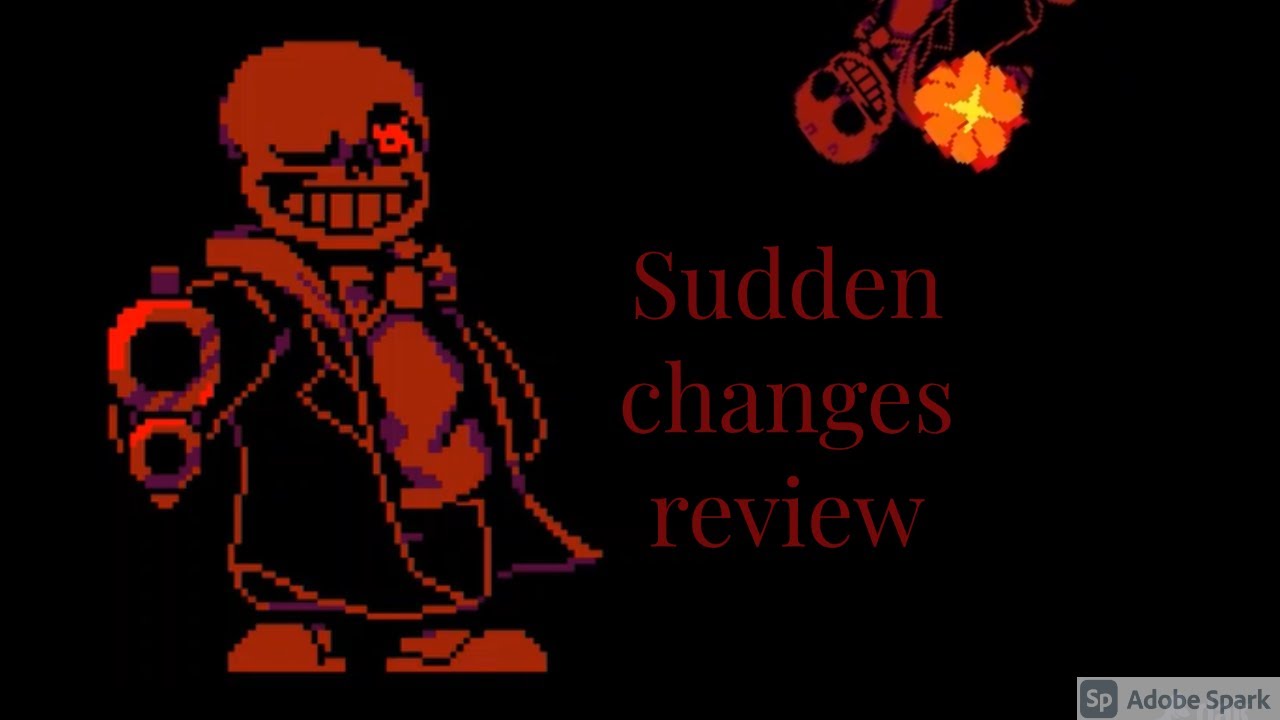 Sudden changes sans || Undertale Fangame review/guide (Sans gun 2 ...