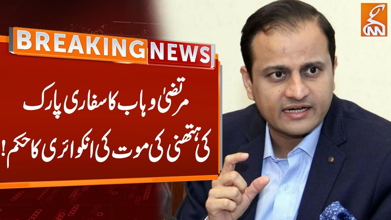 Murtaza Wahab Order | Breaking News | GNN - YouTube
