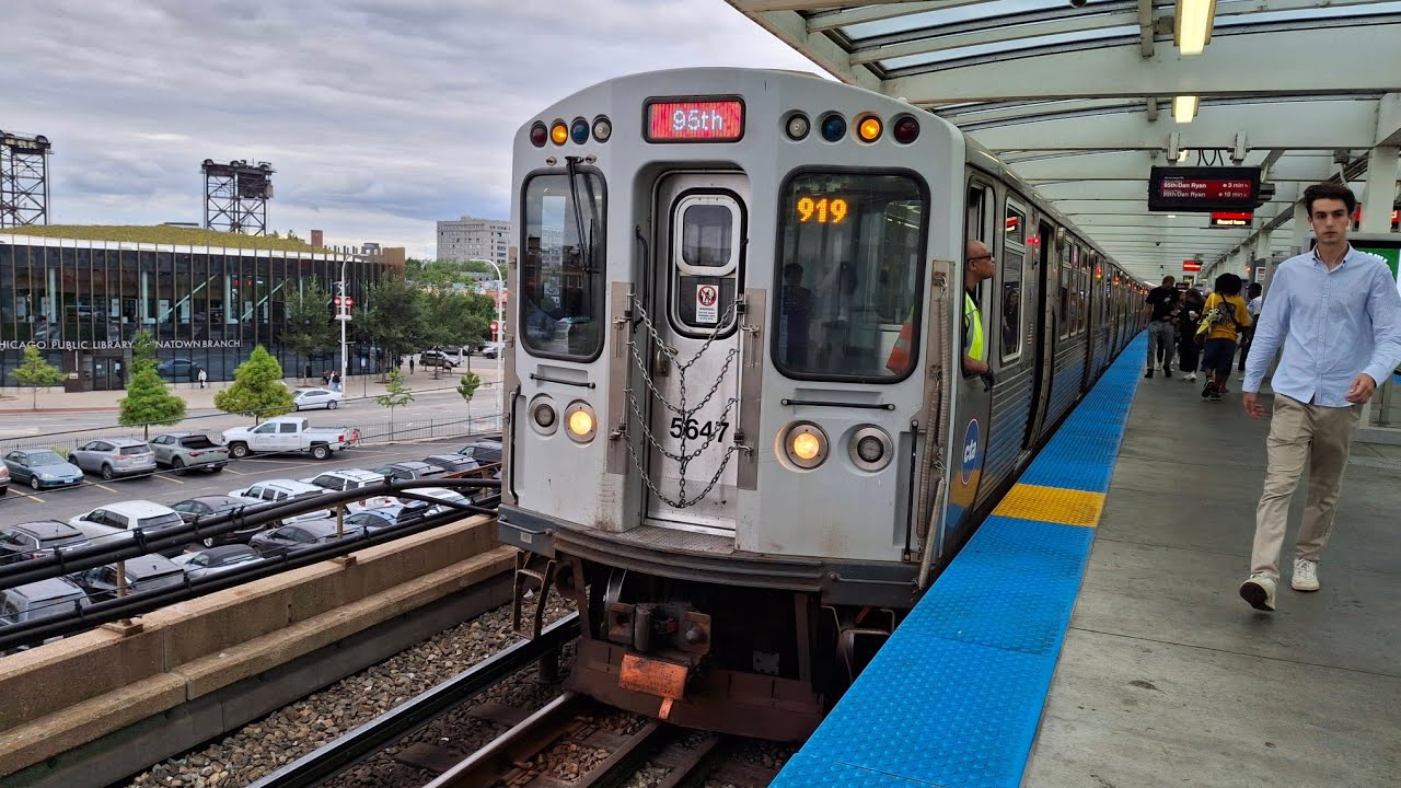 Chciago CTA Red Line🟥(Grand→Cermak-China Town) - YouTube