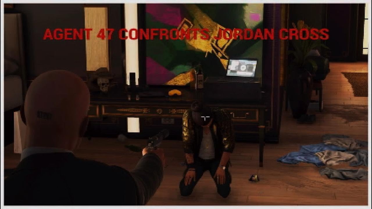 Agent 47 Confronts Jordan Cross HITMAN 3 - YouTube