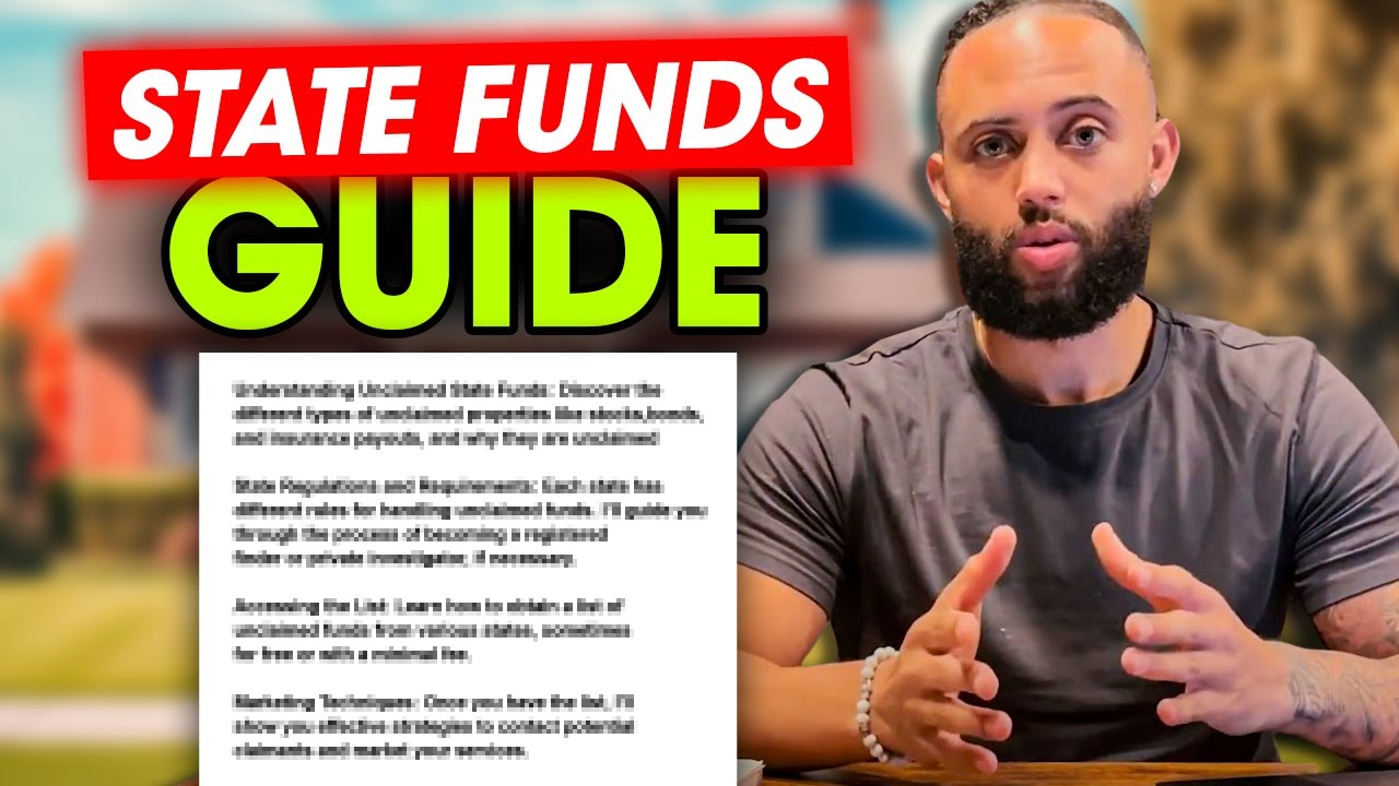 How To Close An Unclaimed State Funds Deal (asset recovery business ...