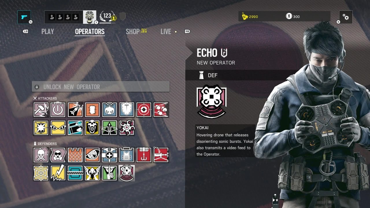 Rainbow Six: Siege Operators Bio's - Operator: Masaru "Echo" Enatsu ...