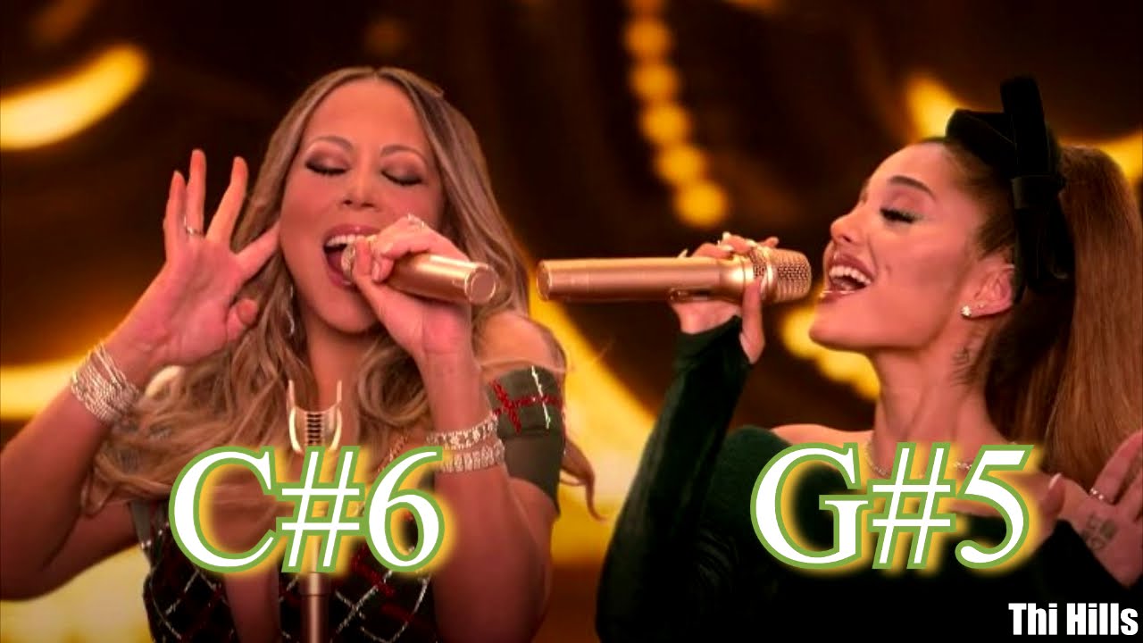 Mariah Carey & Ariana Grande SEPARATED Harmonized Whistle Notes in "Oh ...