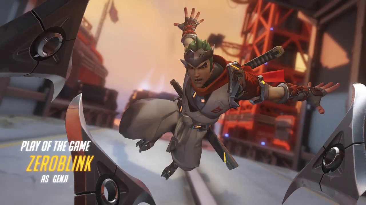 First Genji POG in Overwatch - YouTube