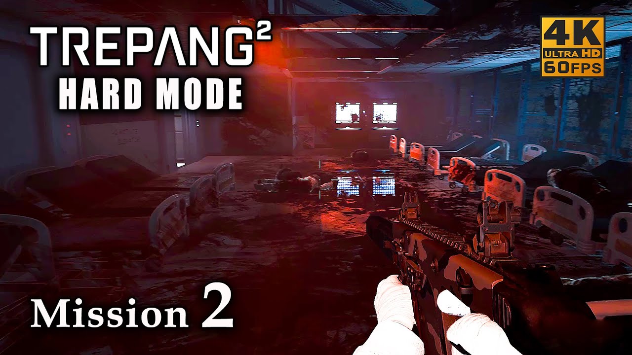 TREPANG2 | Mission 2 - Pandora Institute | HARD MODE Gameplay ...