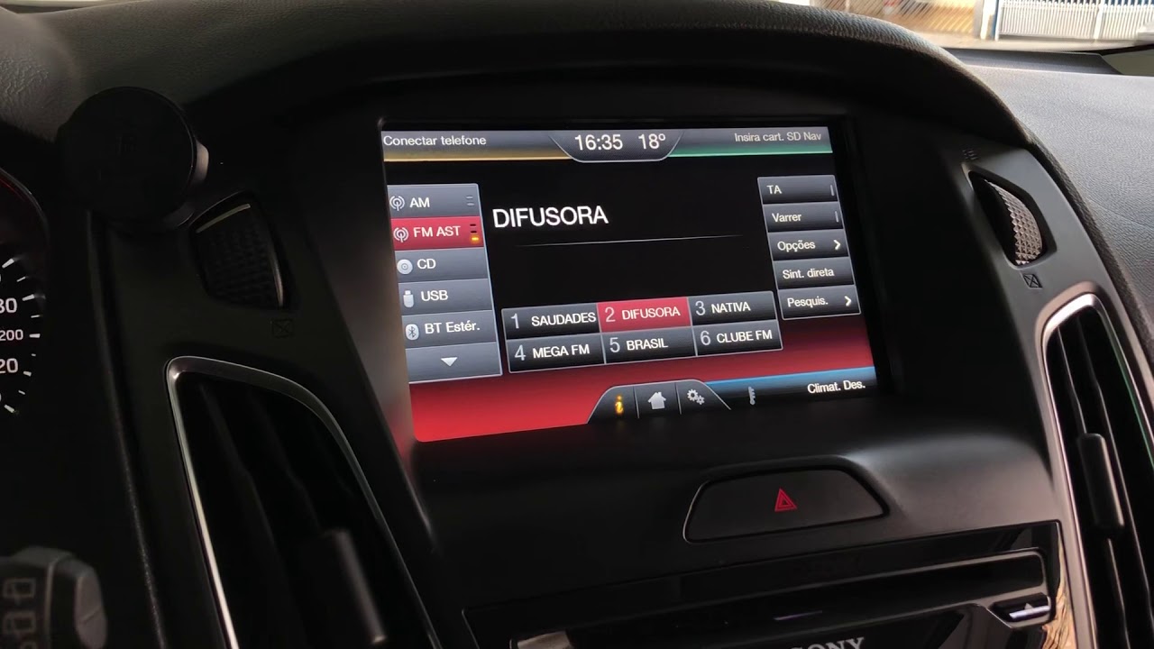 Focus 2016 - Instalacao CarPlay e Android Auto - Artsomauto - YouTube