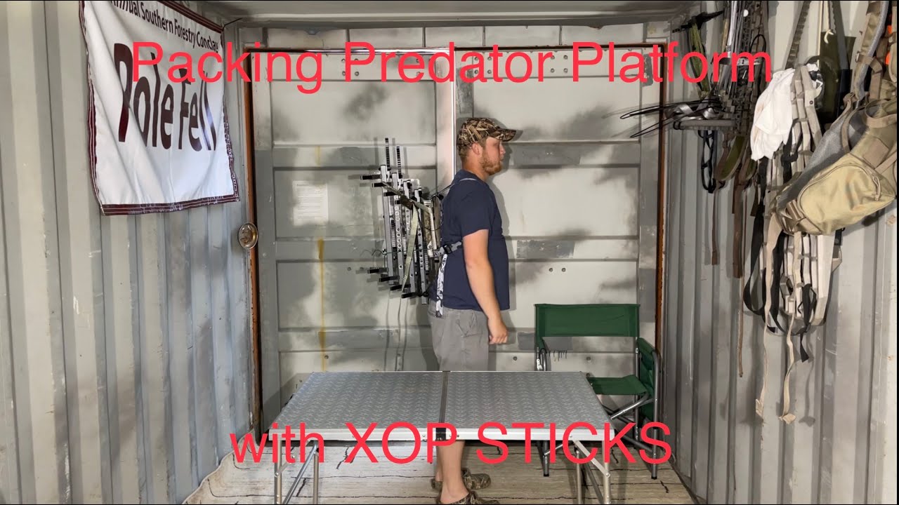 Packing XOP mini sticks on a Tethrd Predator platform - YouTube