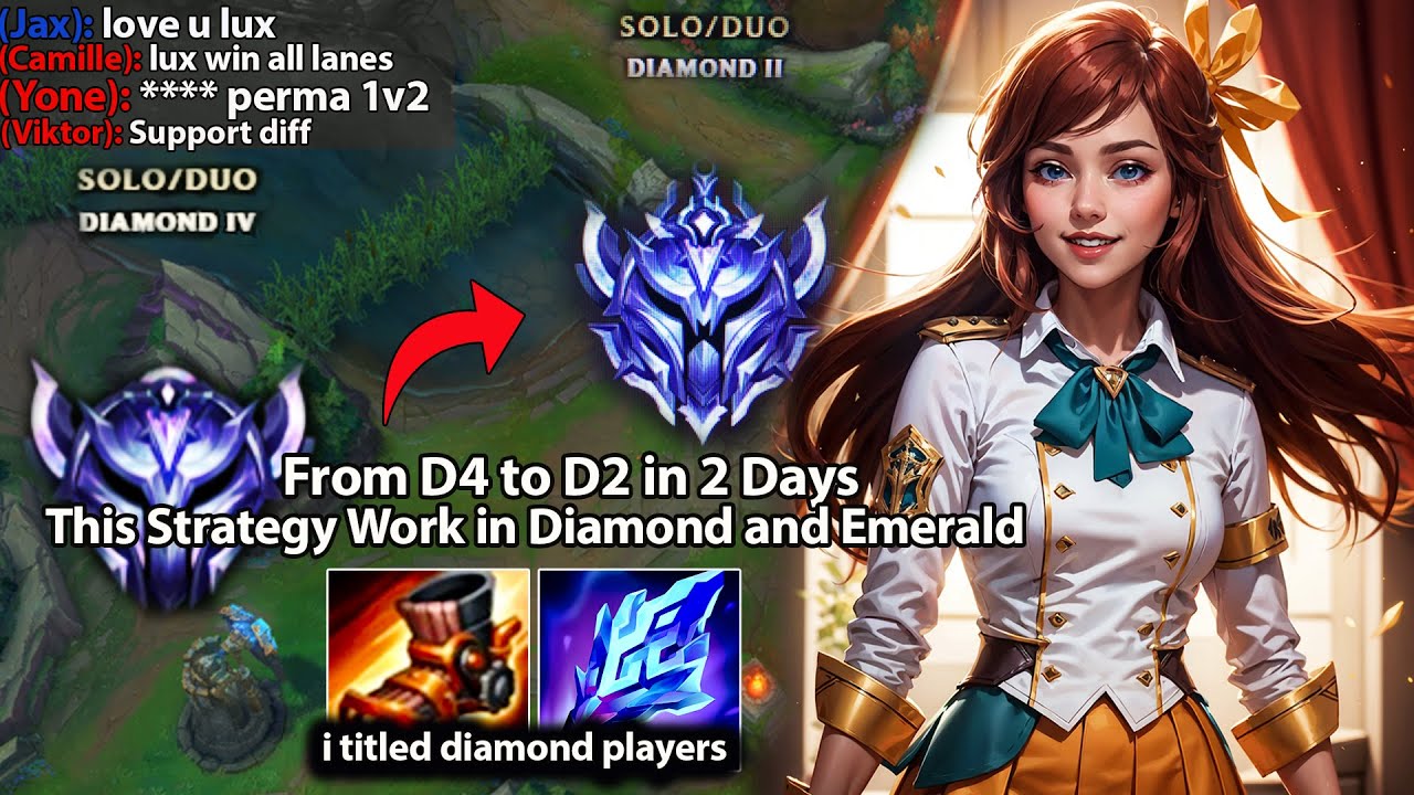 if your Diamond 4 or Emerald Main sup lux Watch this Best strategy to ...