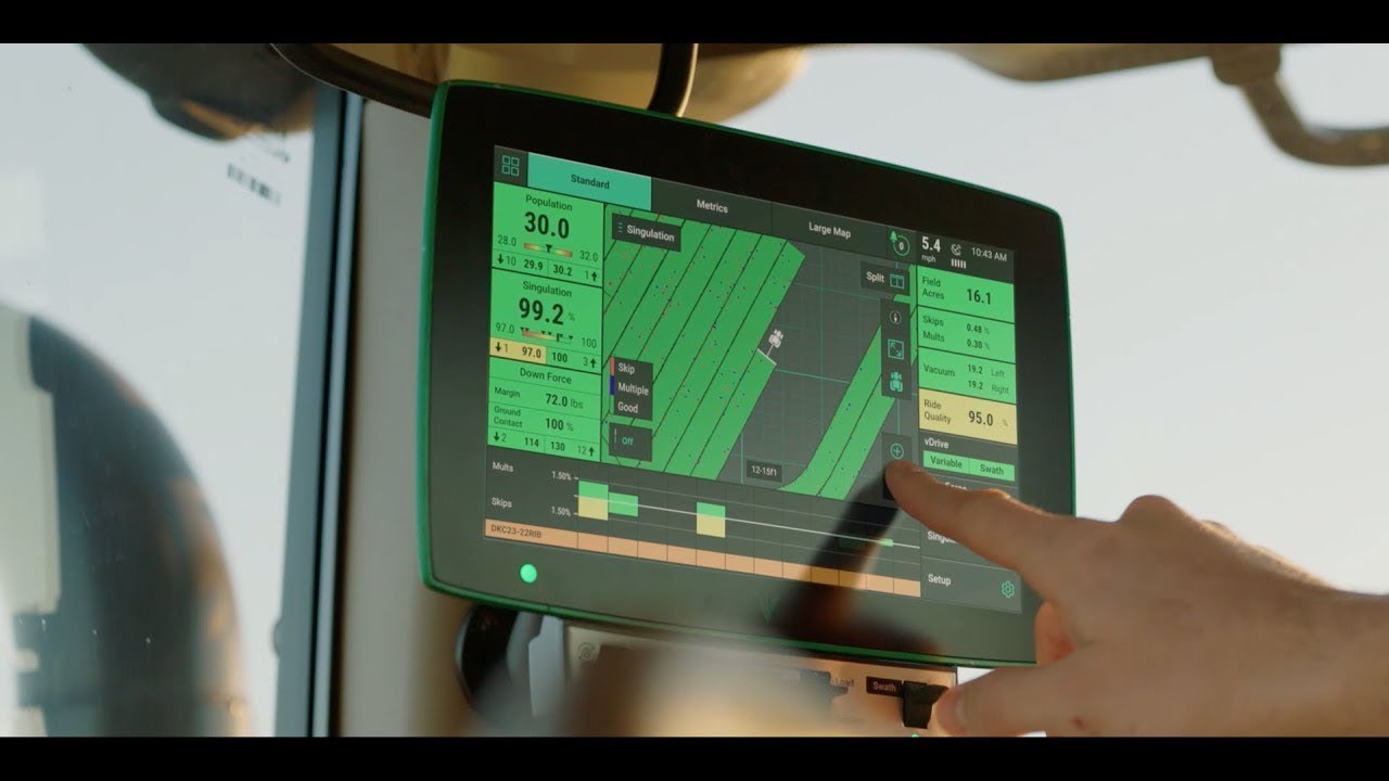 Precision Planting | Laser y GPS - YouTube