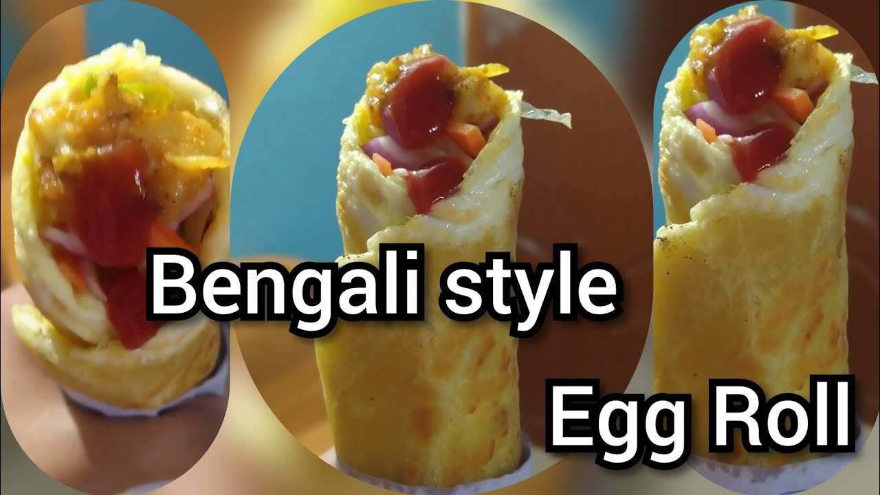 Egg roll preparation during lockdown..very easy way to prepare Bengali ...
