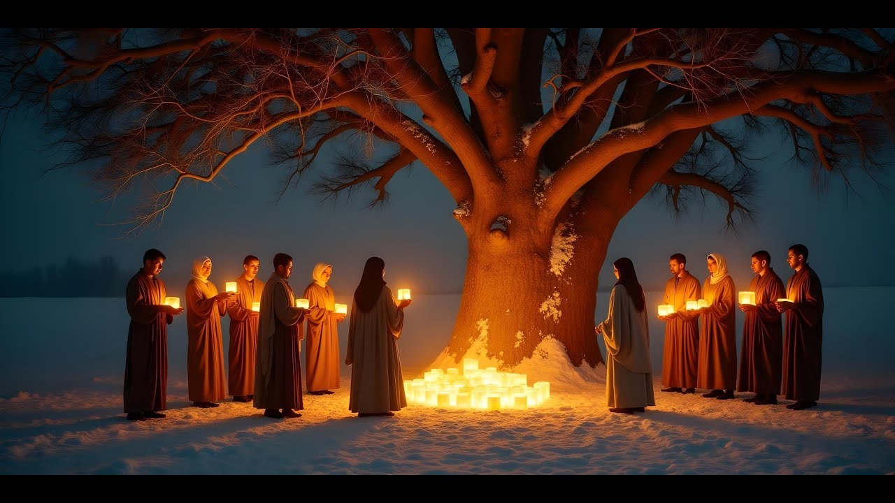 Petit conte : célébration du solstice d'hiver - YouTube