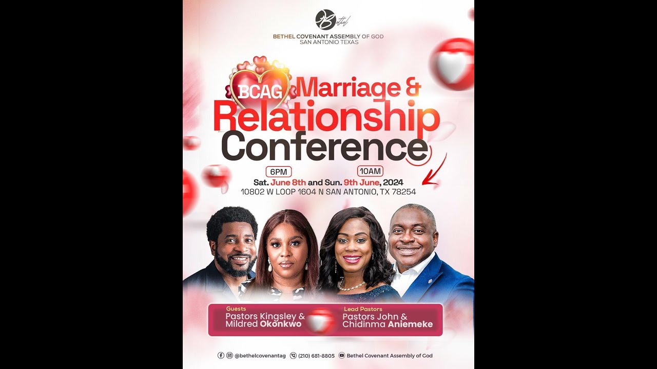 BCAG Marriage & Relationship Conference | Pst. Kingsley & Mildred ...