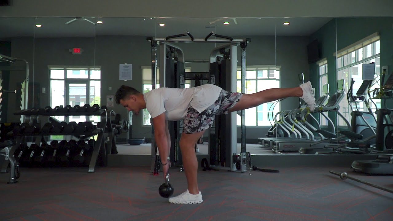Kettlebell Single Leg RDL - YouTube