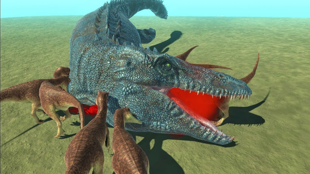 Big and awkward Mosasaurus vs Dino - Animal Revolt Battle Simulator ...