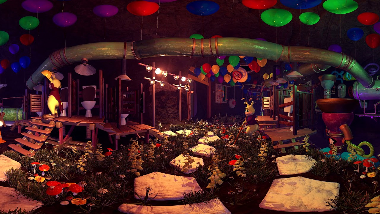 Liseberg Rabbit Dark Ride Fart Room - YouTube