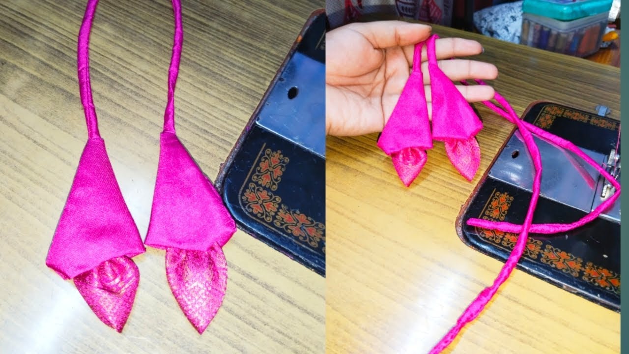 Easy and Beautiful Latkan Design । Fabric Latkan Making at Home ...