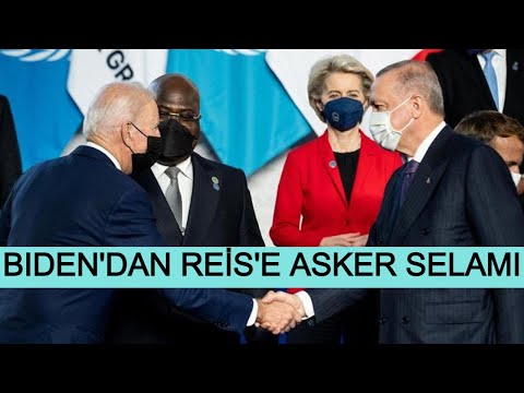O BİR DÜNYA LİDERİ... Erdoğan'a asker selamı verdi. #abdbaşkanı #joebiden #reis #erdoğan #ON10TV