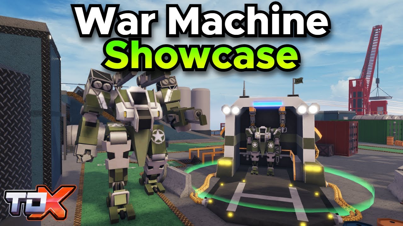 TDX War Machine Factory Showcase (Stats + Gameplay) - Tower Defense X ...