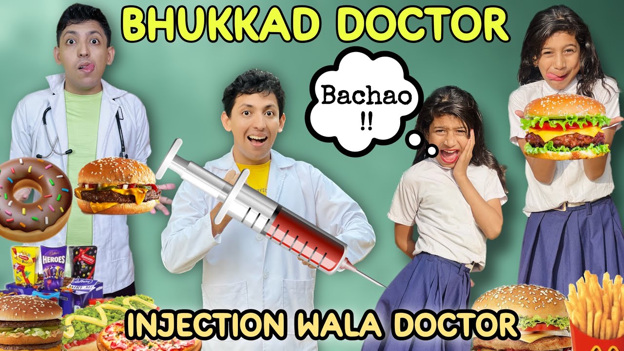 Bhukkad Doctor- Injection Wala Doctor|Funny Comedy Video |Cartoon ...