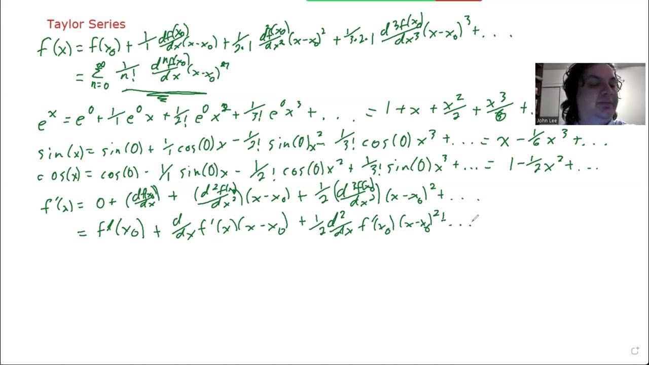 Taylor Series and Euler's Equation - YouTube