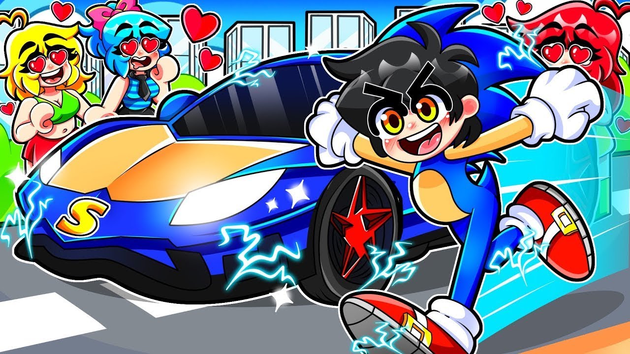 Gasté 100,000$ en el COCHE de SONIC en Roblox! - YouTube