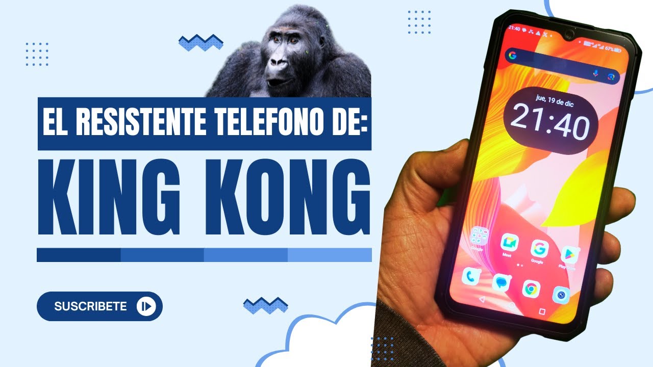 📱🦍 Unboxing del Teléfono Móvil de King Kong: ¡Resistente y Poderoso! 💥 ...