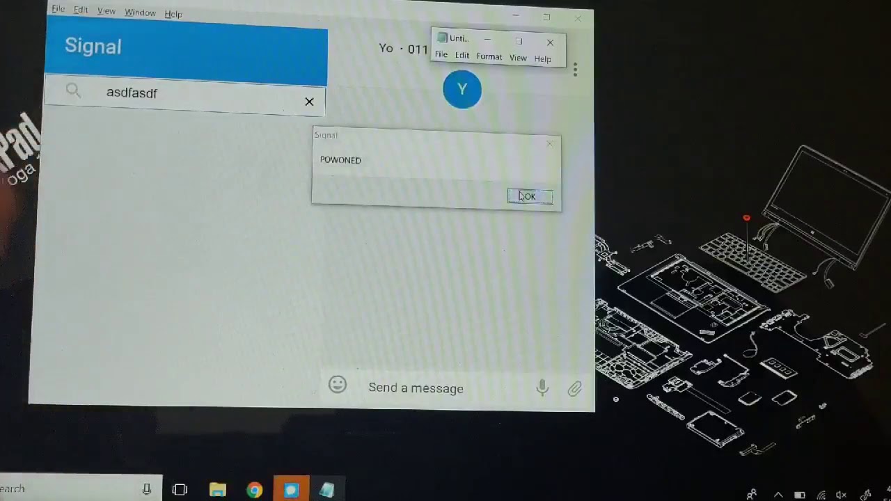 RCE Bug in Signal Messaging App - YouTube