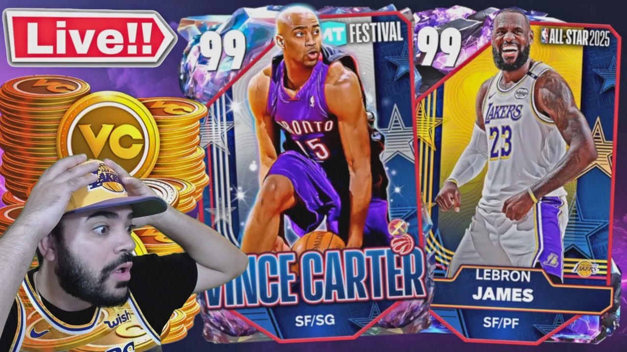 1 MILLION VC ALL STAR PACK OPENING!!! 100 OVERALL VINCE CARTER (NBA ...
