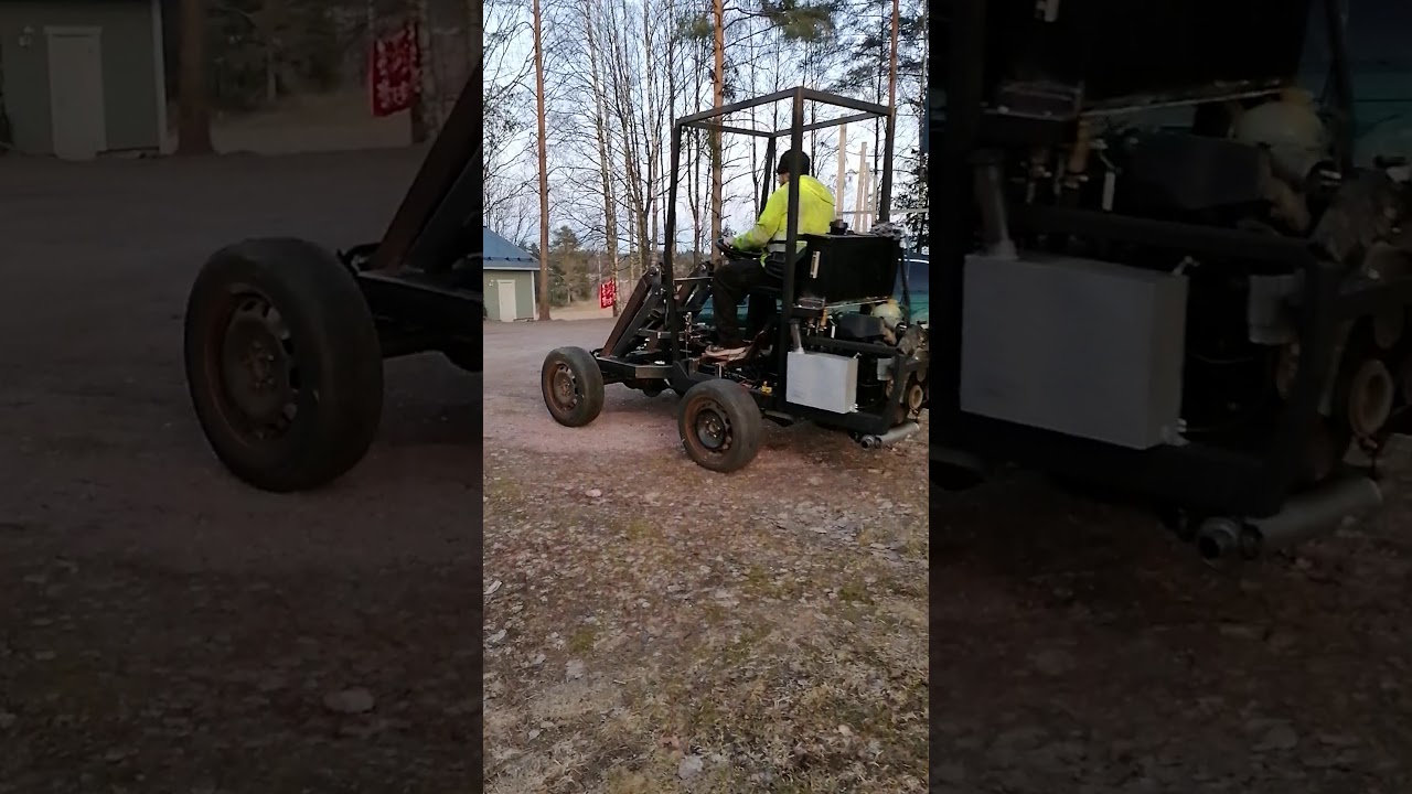 DIY homemade wheel loader p.2 - YouTube