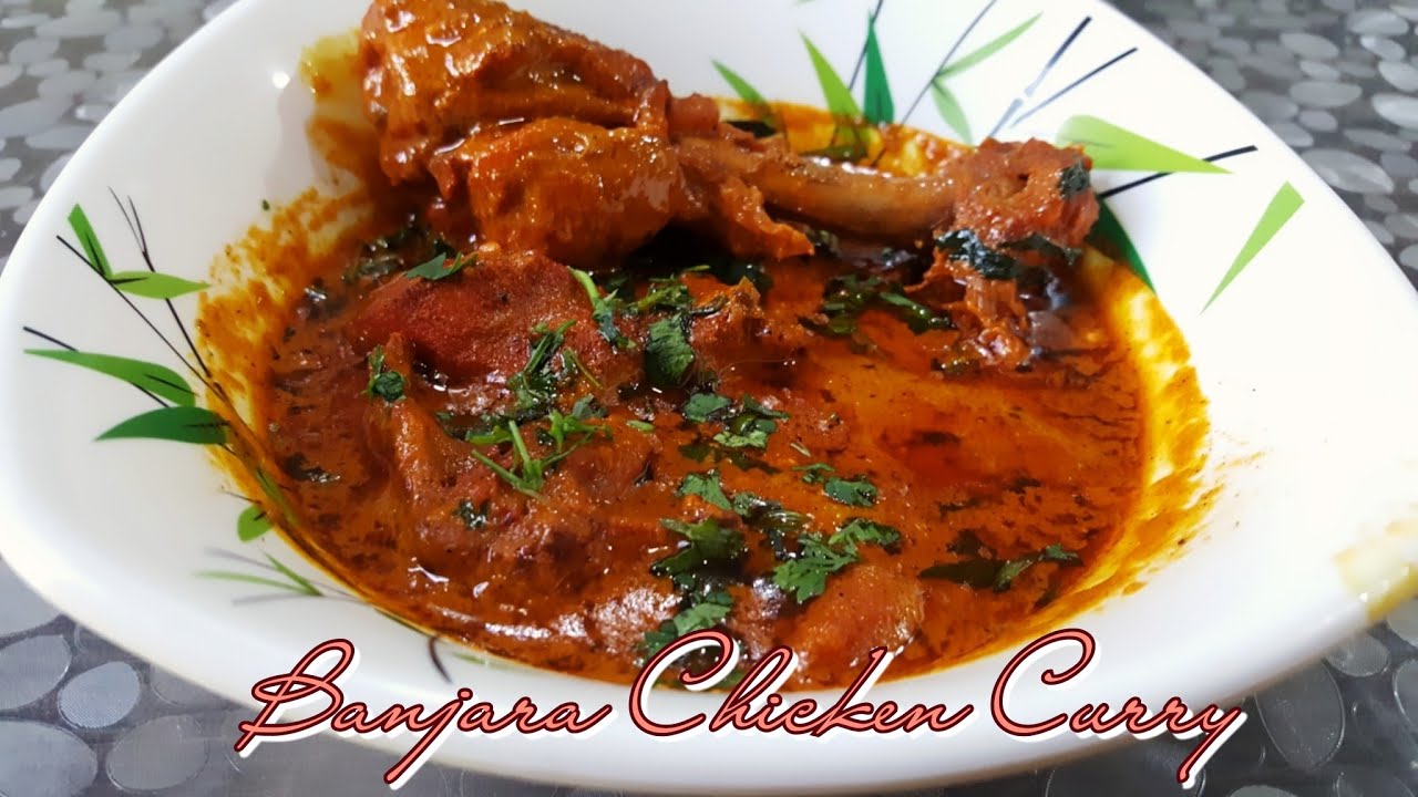Banjara Chicken Curry / Dhaba Style - YouTube