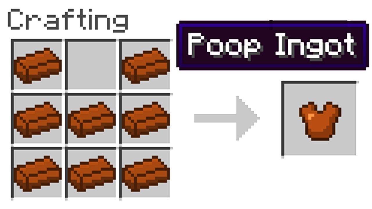 Poop Mod = KACKA MOD - Die dümmsten Minecraft Mods 1.12.2 - YouTube