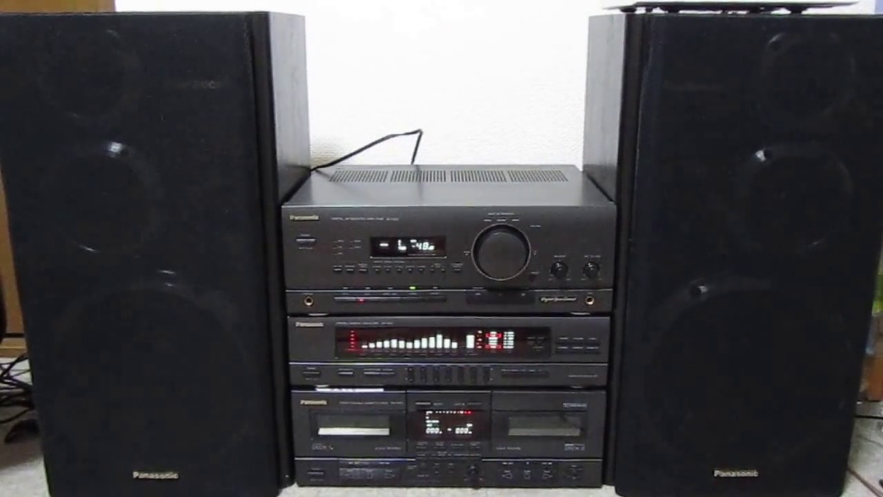 バブル ラジカセ ③ Panasonic SC-D50 vs Panasonic RX-DT70 - YouTube