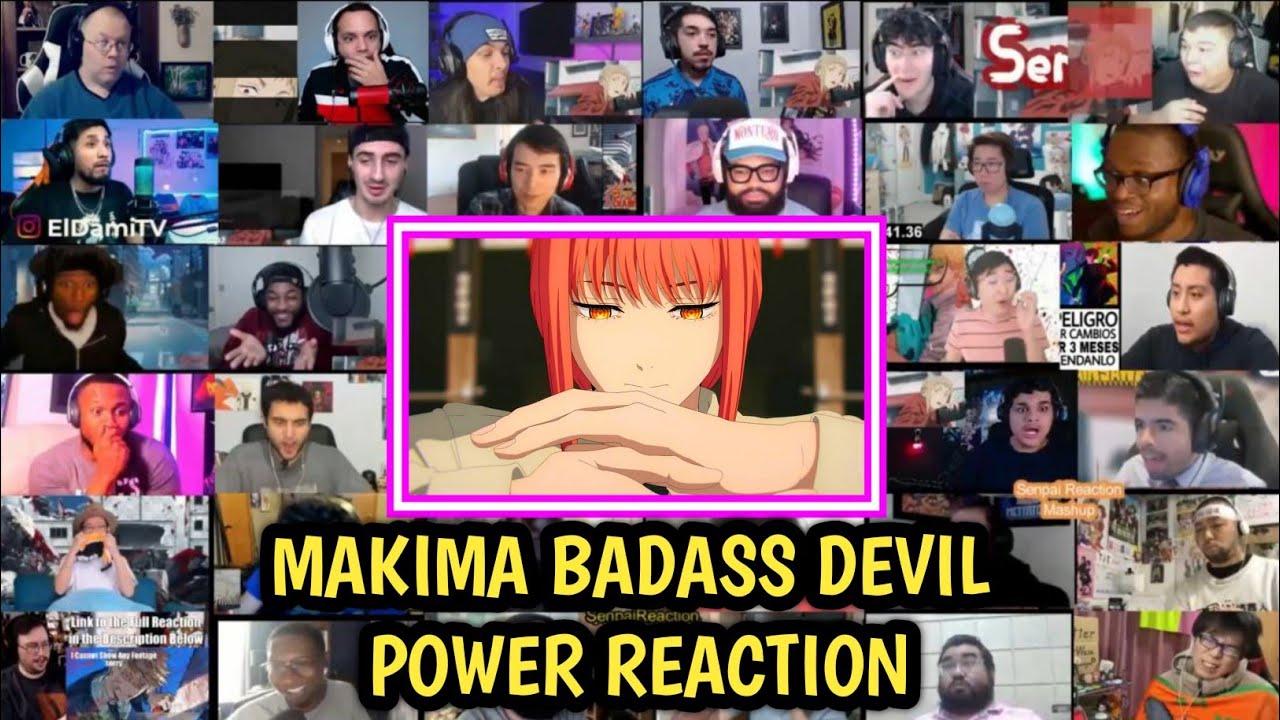 Makima DEVIL POWER Reaction | Chainsaw Man Reaction Mashup - YouTube