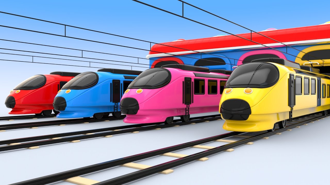Colors for Children to Learn with Toy Trains - Colors Videos for kids ...