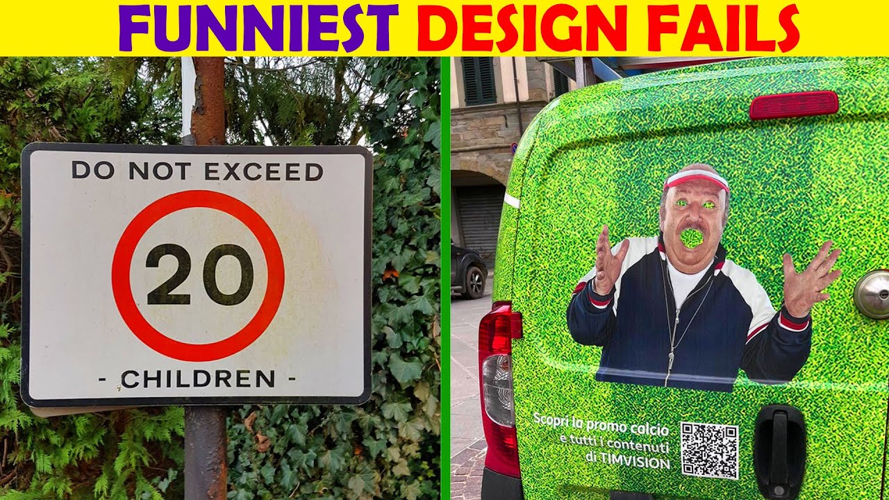 When Creativity Goes Wrong: The Worst Graphic Design Mistakes 😂 - YouTube