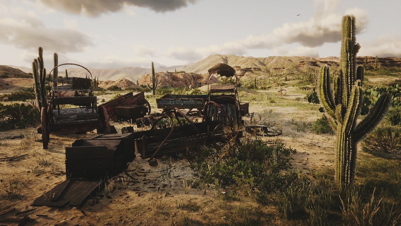 Red Dead Redemption 2 Horse carts Лошадиные повозки - YouTube