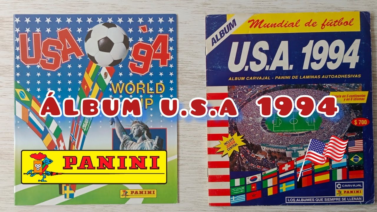 Álbum PANINI U.S.A 1994 - YouTube