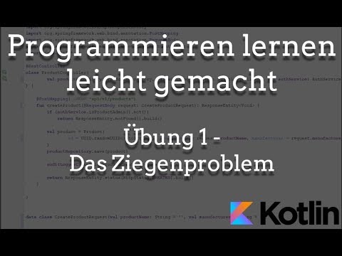 Das Ziegenproblem (Programmierkurs Teil 9) - YouTube