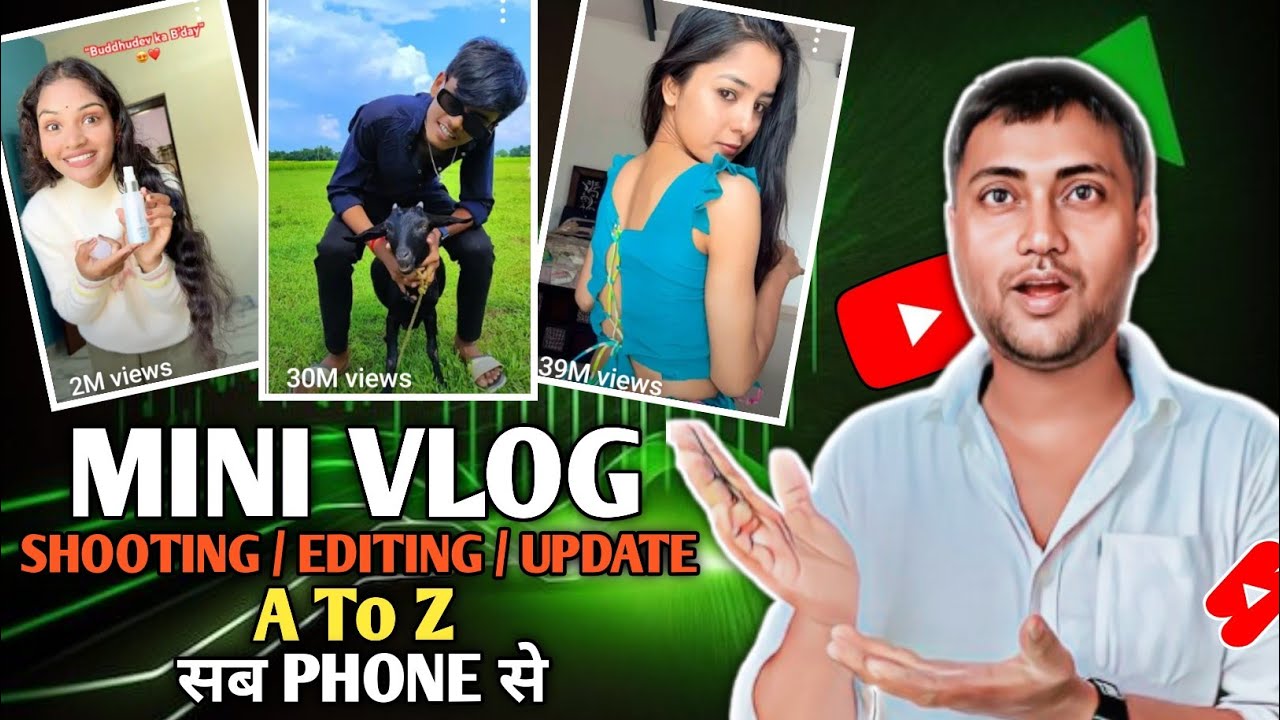 MINI Vlogs Kaise banate hai ? How to make mini vlogs ? mini vlogs suit kaise karte hai | - YouTube