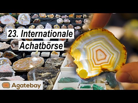 23. Internationale Achatbörse Niederwörresbach | Achate, Mineralien und Fossilien | 4K