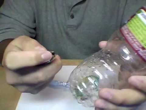 how to make a water bottle bong EZ!!! - YouTube
