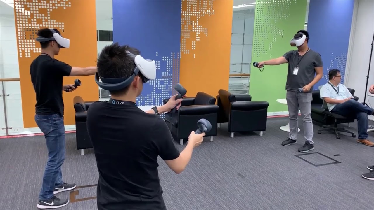 MultiPlayer VR wireless experience by Radeon Relive VR - YouTube