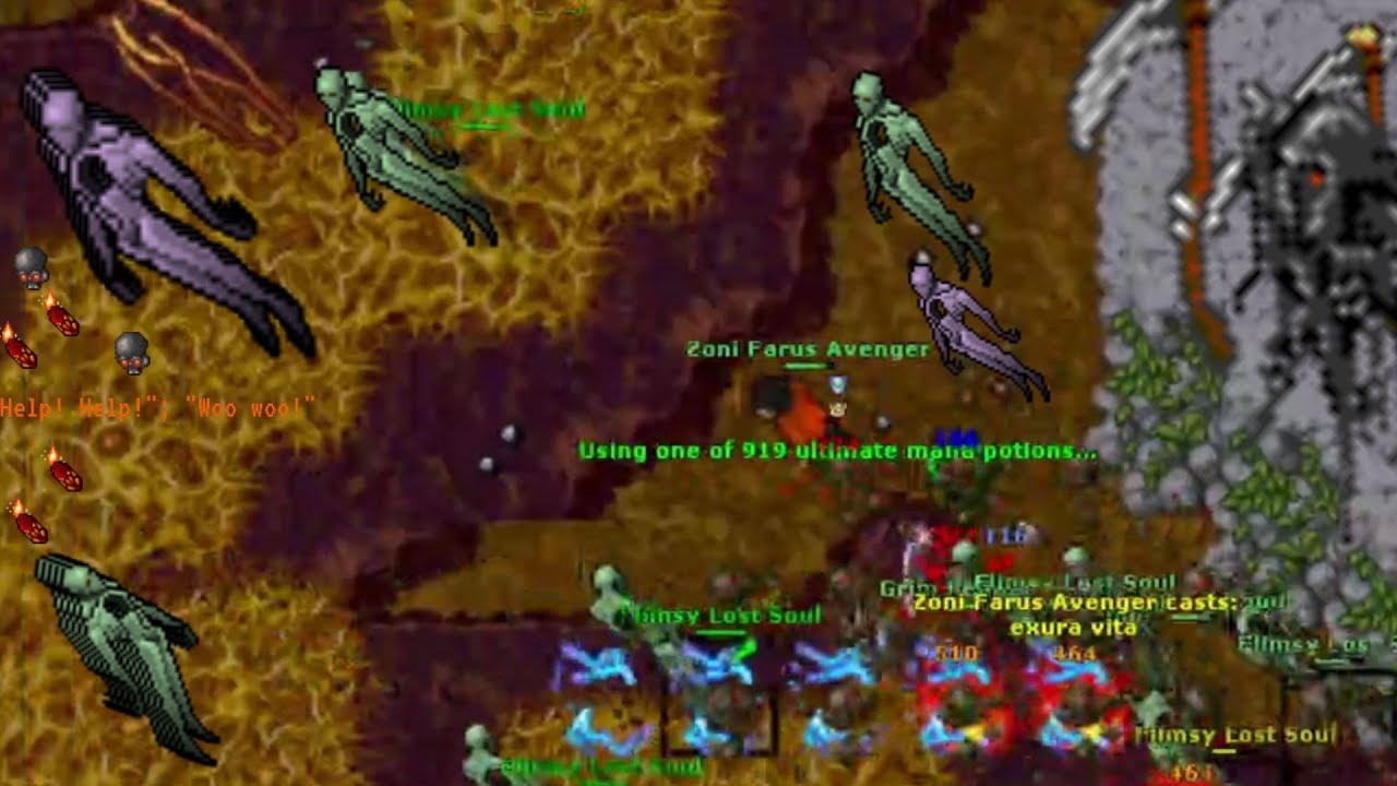 TIBIA- LOST SOUL- VENORE - 11 KK/H x 2 DRUID e RP - YouTube