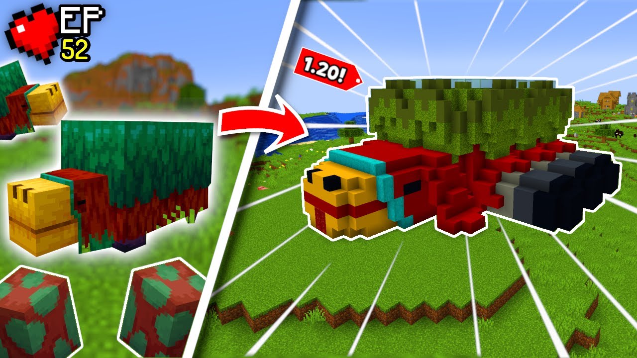 I Built A GIANT SNIFFER In Minecraft 1.20 - YouTube