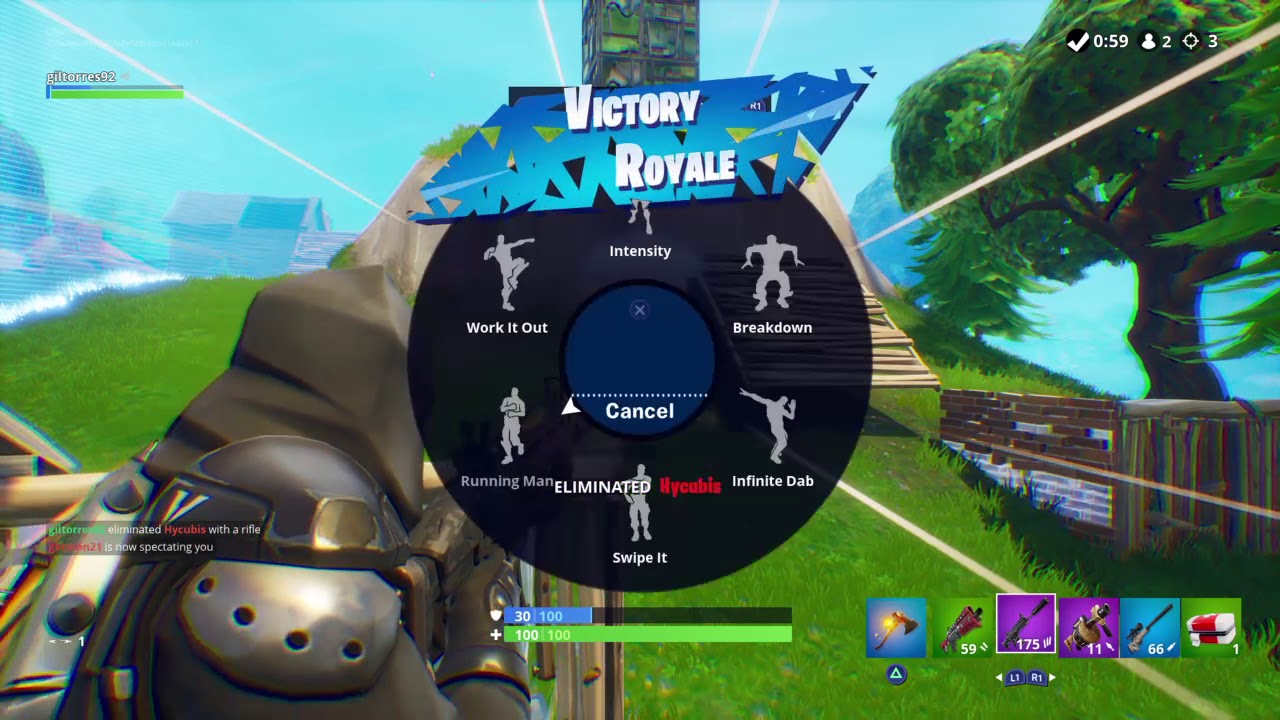 Easy win in fortnite - YouTube