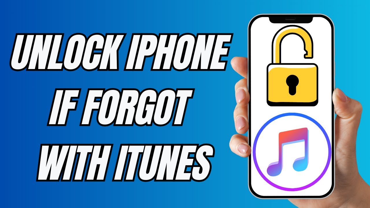 How To Unlock Iphone If Forgot Password With Itunes - YouTube