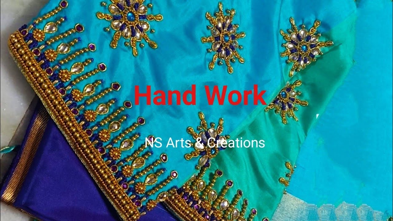 Aari Design With Normal Needle #AariWorks #HandWorks #251 - YouTube