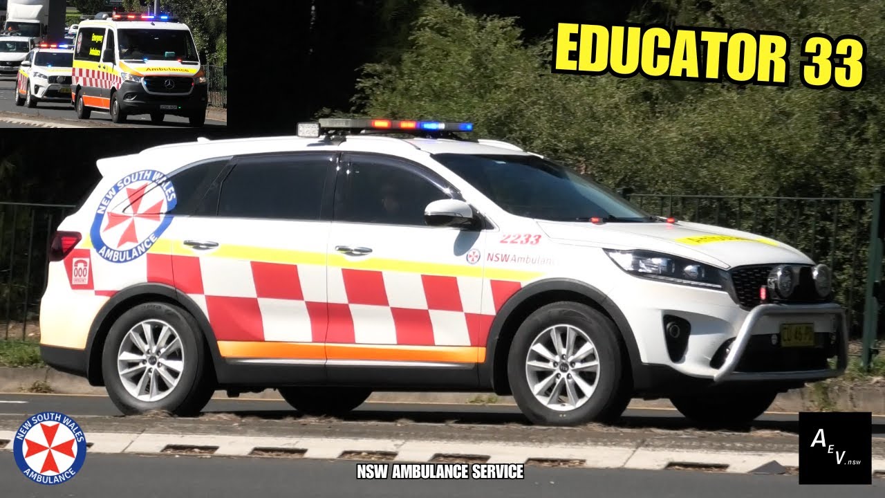 ⁴ᴷ PARAMEDIC EDUCATOR * - NSWAS - ECHO 33 transporting with car 528 ...